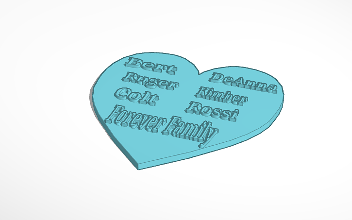 3D design Family - Tinkercad