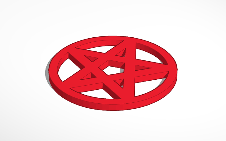 3D design Pentagram (Original) - Tinkercad