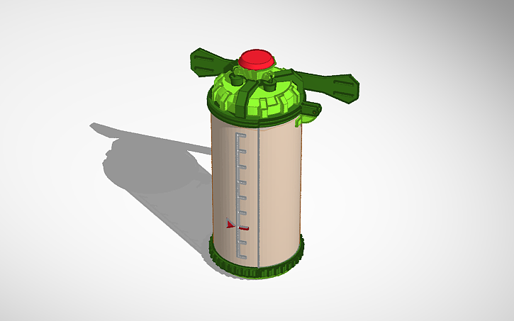 3D design Splatoon 1 Ink Tank - Tinkercad