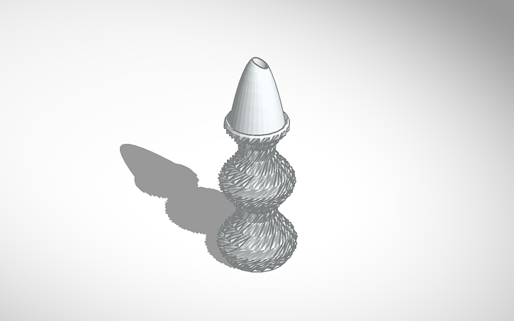 3D design flower vase - Tinkercad
