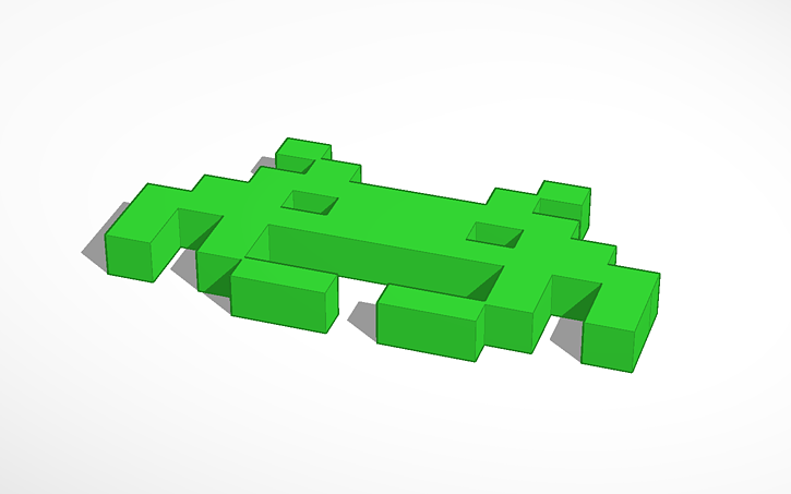 3D design Space Invaders | Tinkercad