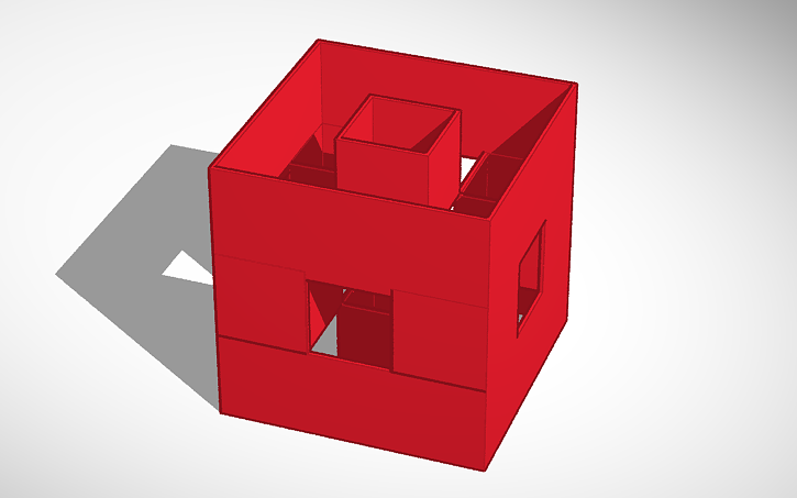 3d Design Interlocking Cubes Tinkercad