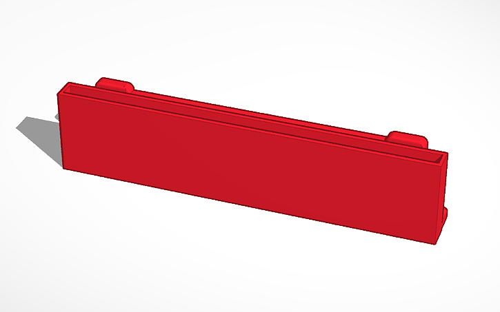 3D design Skadis Scraper Putty Knife Rack - Tinkercad