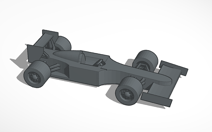 3D design f1 car - Tinkercad