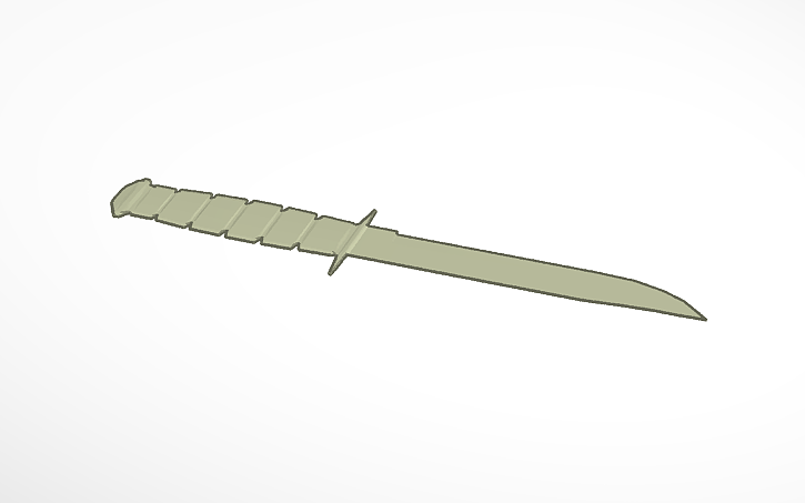 3D design K Bar - Tinkercad