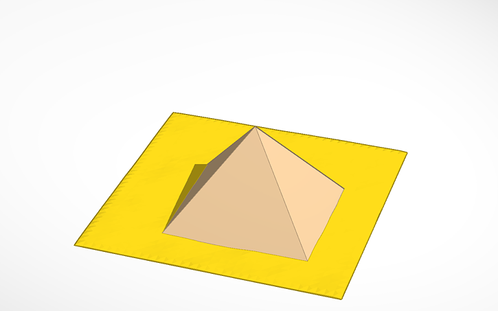 3D design Pyramid of Giza - Tinkercad