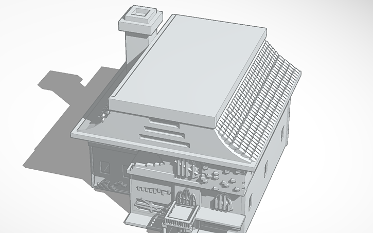 3D design Haunted House | Tinkercad