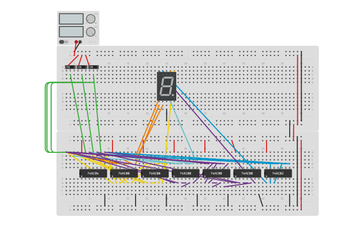 Circuit design Birthday SSD | Tinkercad