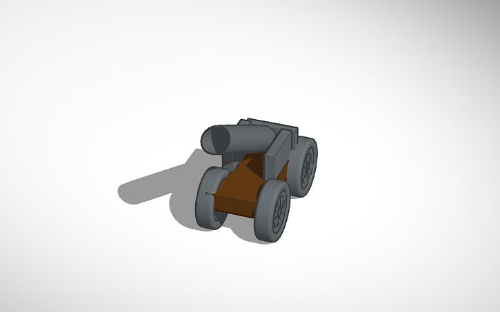 3D design cannon | Tinkercad