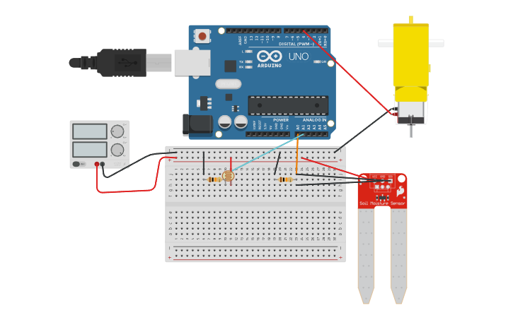 Circuit Design Sensor De Chuva Arduino Tinkercad 8720