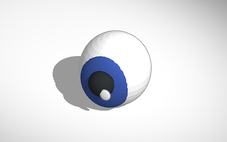 3D design eye - Tinkercad
