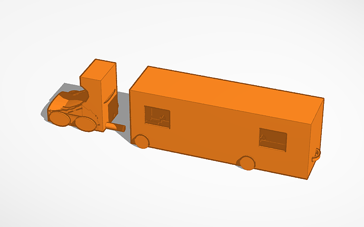 3D design food truck - Tinkercad
