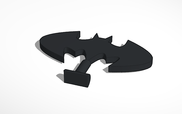 3D design batman - Tinkercad