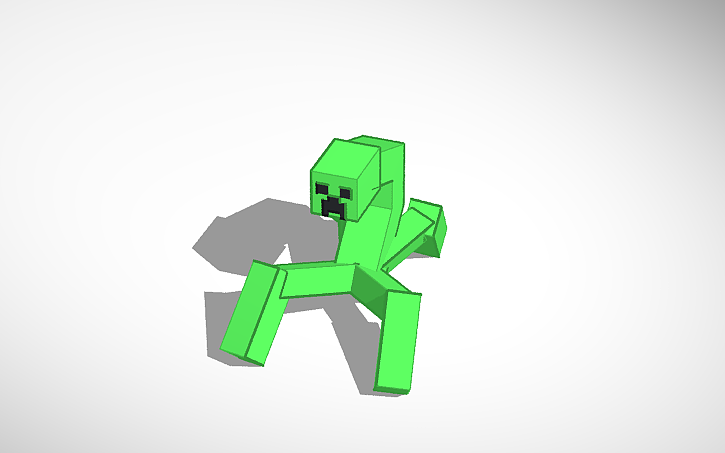 3D design MC Mutant Creeper - Tinkercad
