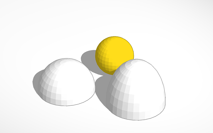 3D design Egg - Tinkercad