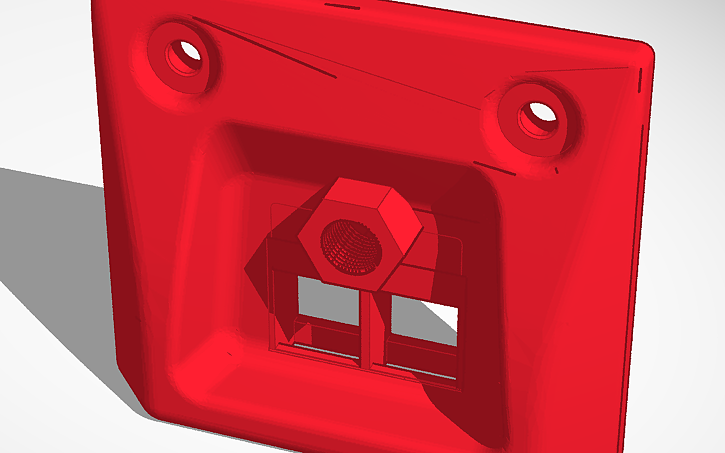 3D design K3 Keystone + PTFE - Tinkercad