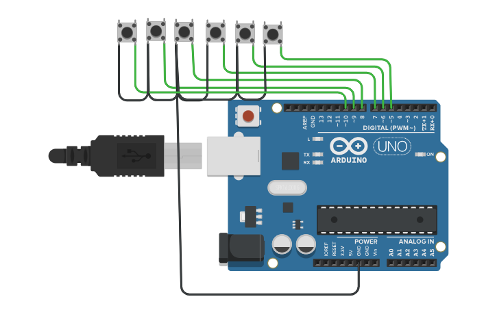 Circuit design PCI_multipins - Tinkercad