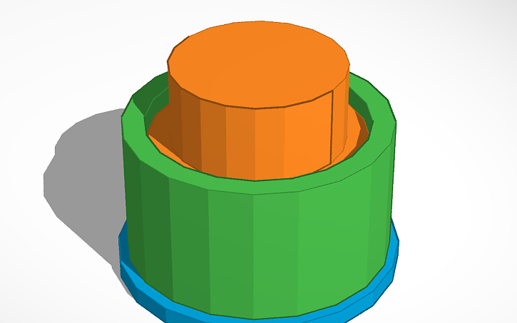 3D design Buton - Tinkercad