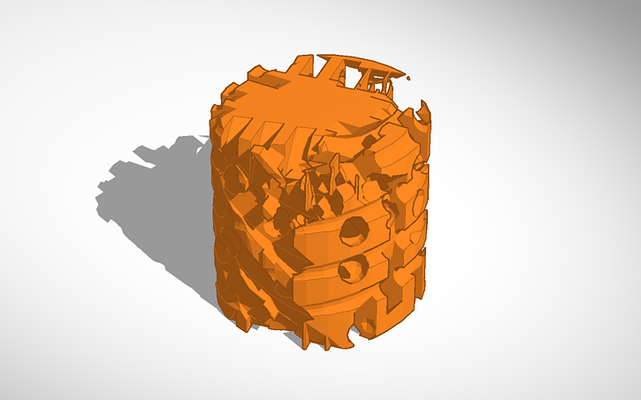 3D design Some weird deformed...weird... whatever, cylinder - Tinkercad