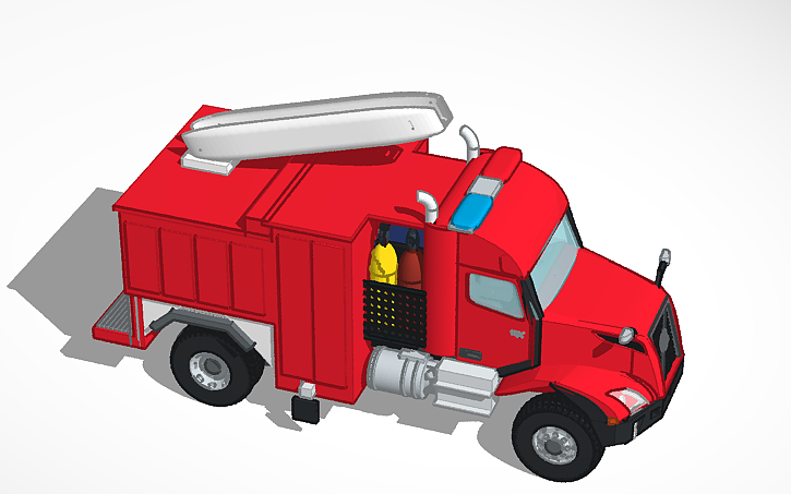 3D design Fire Truck - Tinkercad