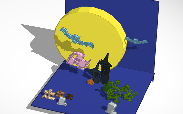 3D design halloween day - Tinkercad