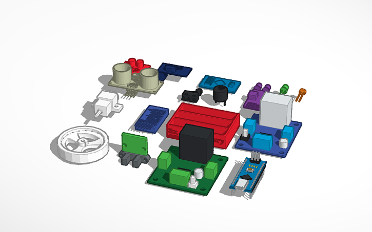 3D design Robot Components | Tinkercad