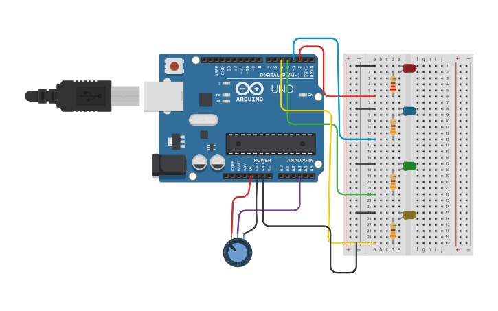 Circuit Design Requerimiento 3 Desafío 4 Arduino 2 Tinkercad 2425