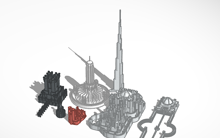 3D design Castle Size Comparison | Tinkercad