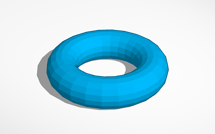 3D design Cylinder half circle - Tinkercad