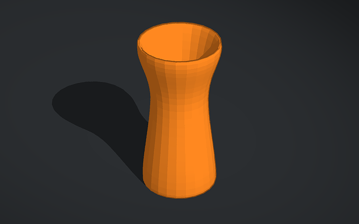 3D design Vase - Tinkercad