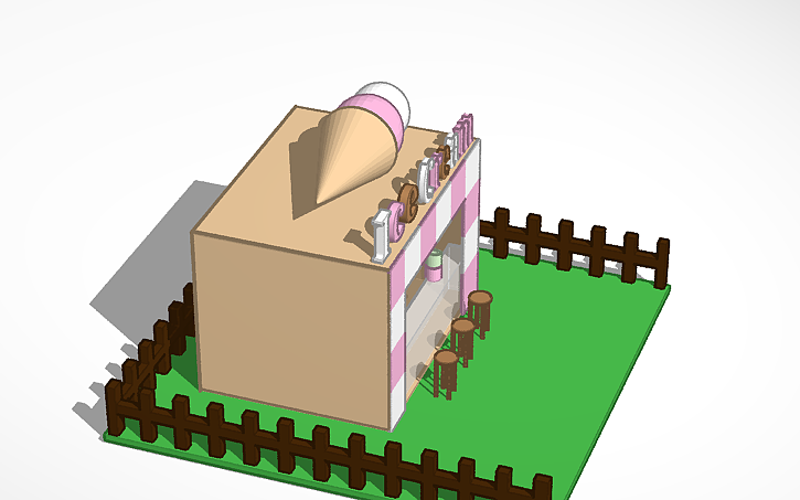 3D design ice cream | Tinkercad