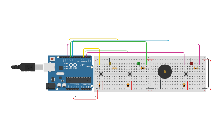 Circuit design Atv 1 Sistemas Embarcados | Tinkercad
