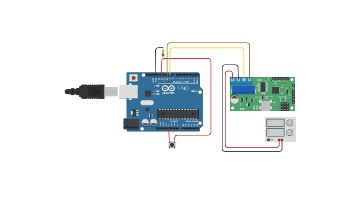 Circuit design fake gsm - Tinkercad