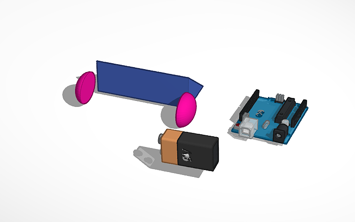 3D design Robo sumo - Tinkercad