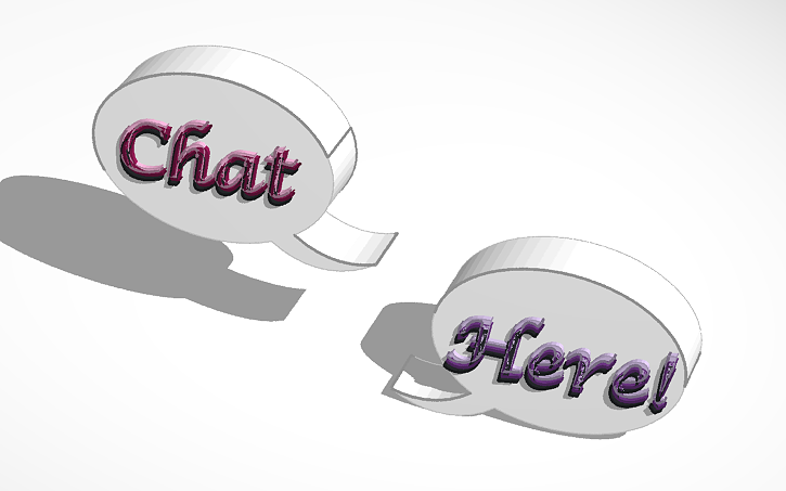 3D design Chat Room - Tinkercad