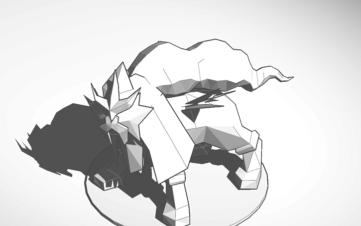 3D design Super Smash Bros. Entei Trophy - Tinkercad