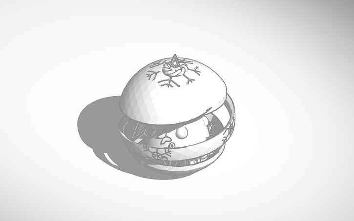 3D design Christmas Ornament - Jaclyn 2019 - Tinkercad