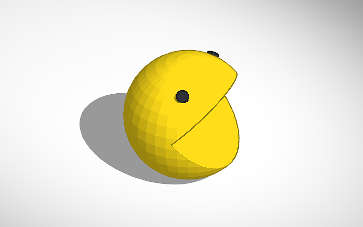 3D design Pac-Man | Tinkercad