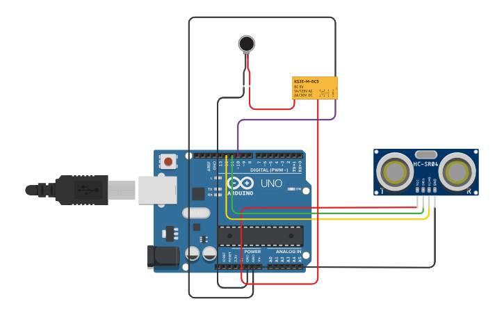 Circuit Design Object Detection With Vibration Actuator 1 Sensor