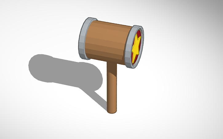 3D design dedede hammer | Tinkercad