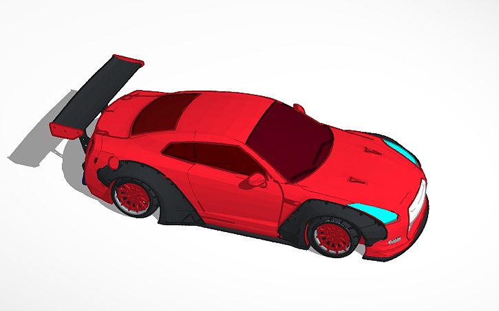 3D design Nissan-gtr widebody - Tinkercad