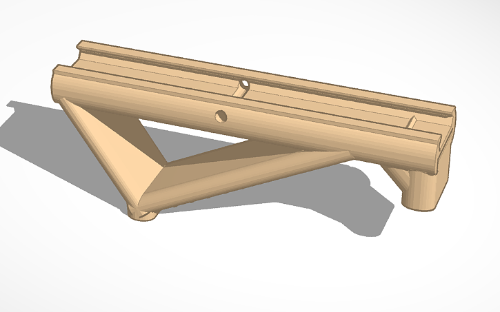 3D design Angled Grip - Tinkercad