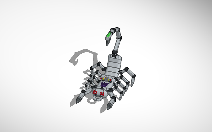 3D design Scorpion Battle Bot V2.3 - Tinkercad