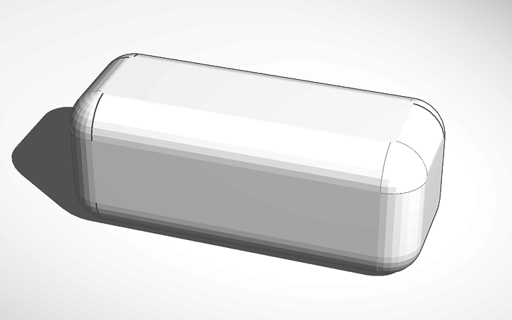 3D design Rounded box - Tinkercad