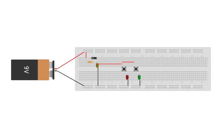 Circuit design Light Circuit | Tinkercad