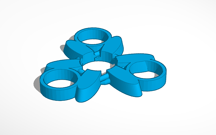 3D design Penny Fidget Spinner - Tinkercad