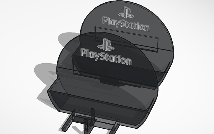 3D design Playstation Controller Wall Mount - Tinkercad