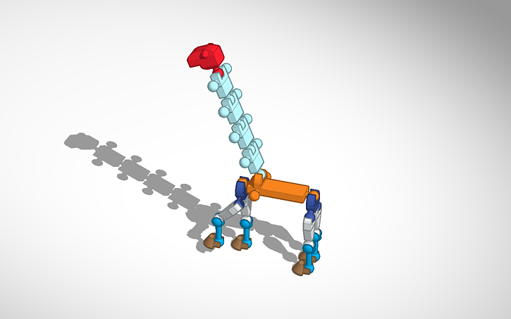 3D design #Marwen Giraffe Quadraped ver1 | Tinkercad