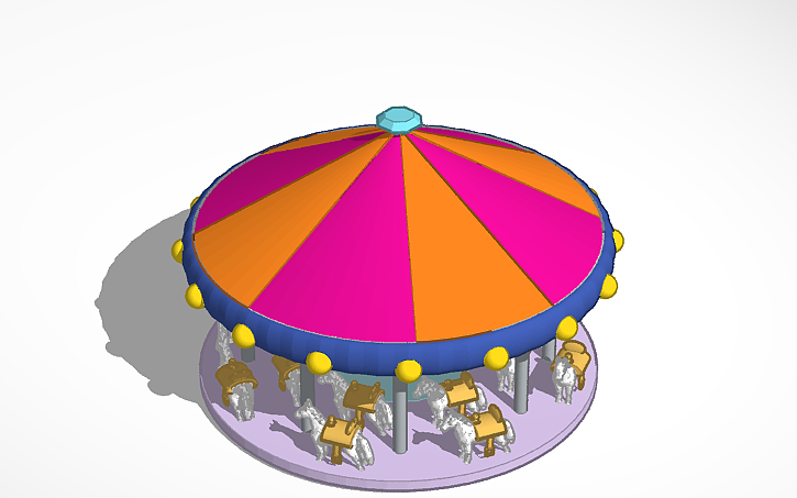 3D design Carousel - Tinkercad