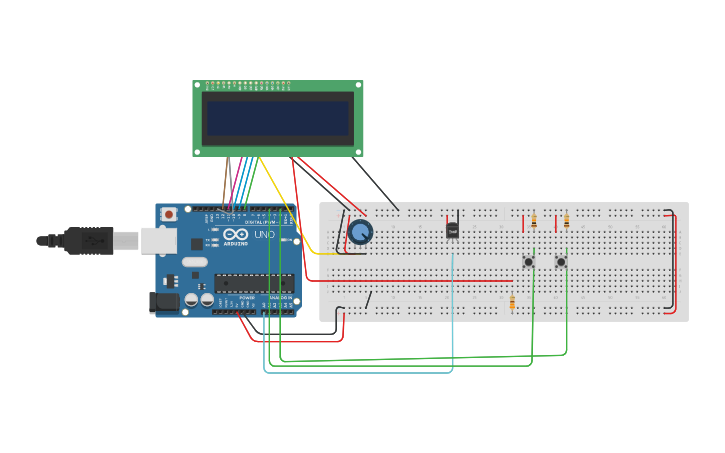 Circuit Design Sensor De Temperatura Tinkercad